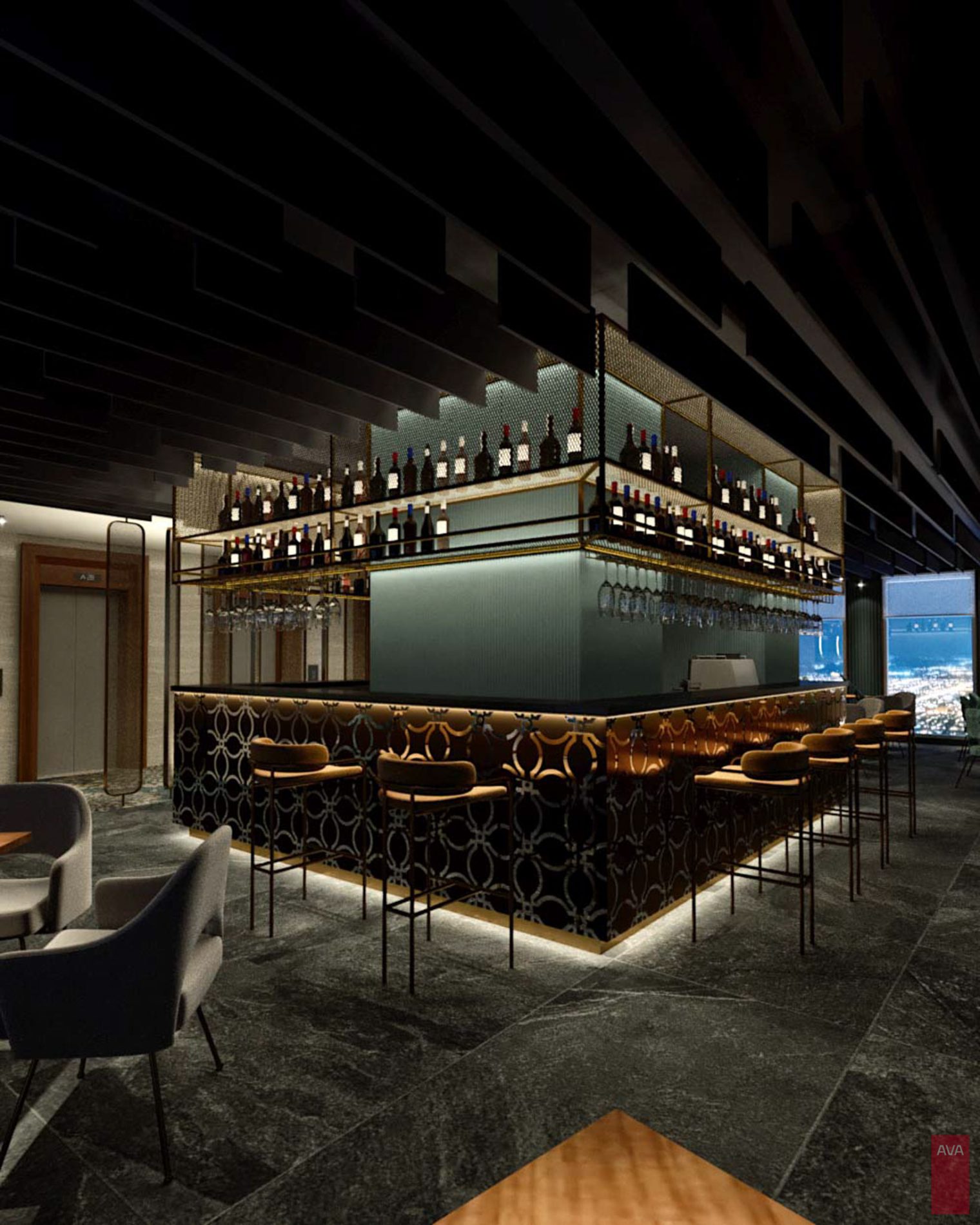 Top View Bar - Vanda Hotel - AVA